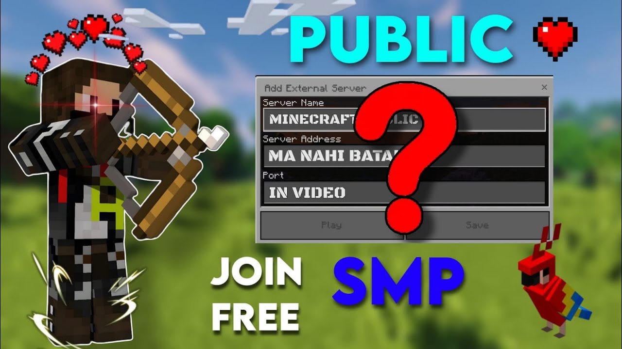Explore the Best Public SMP Server in Minecraft for pocket/java jaldi ...