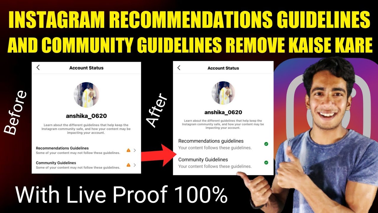 Instagram Recommendations Guidelines And Community Guidelines Strike ...