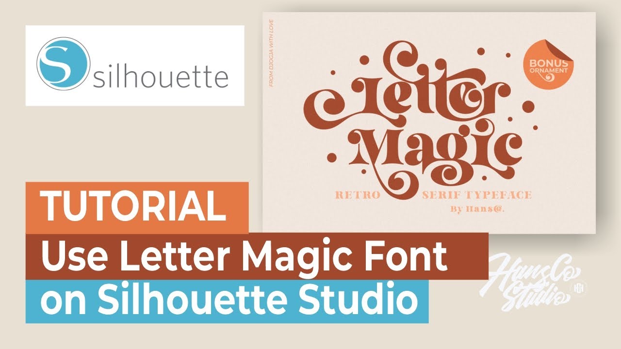 Letter Magic Font on Silhouette Studio - YouTube