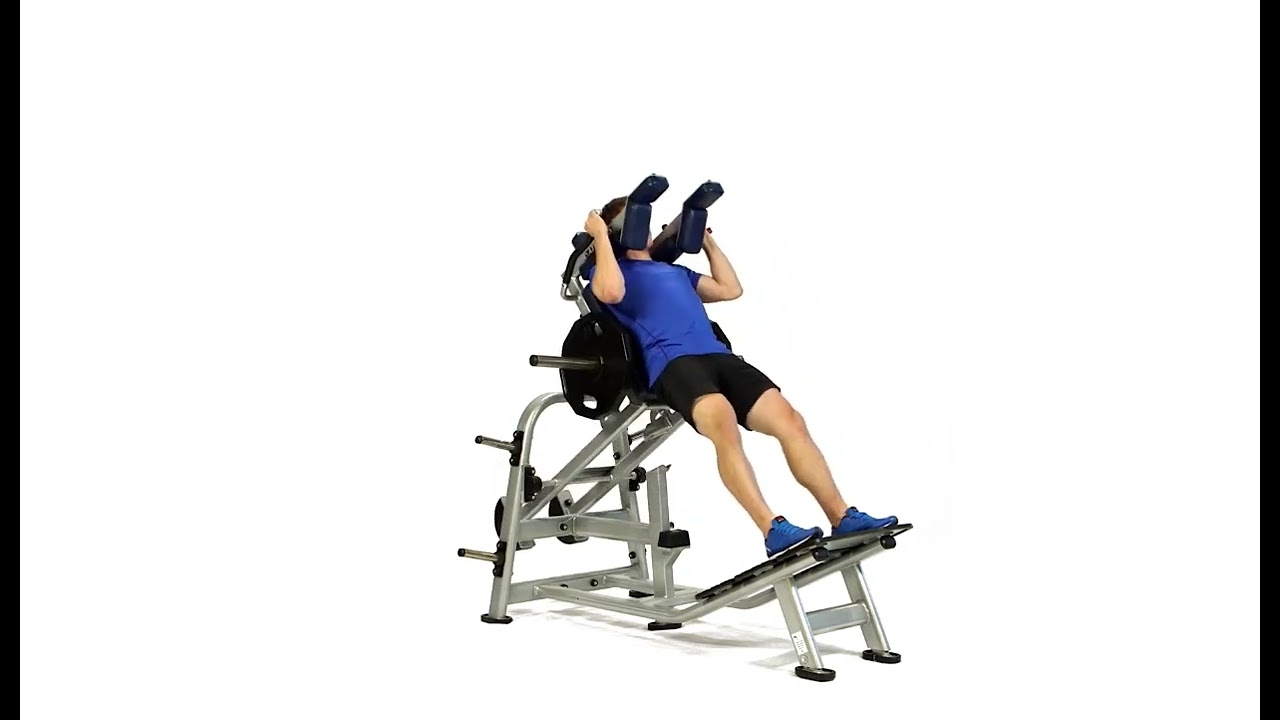 Sentadilla en máquina Hack - YouTube