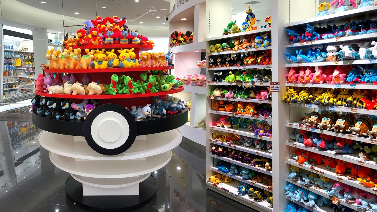 【Japanese Animation】The Pokémon Center in Nihonbashi has many goods ...