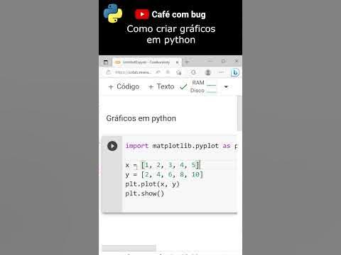 Como criar gráficos em Python | Dicas de python 5 #shorts - YouTube