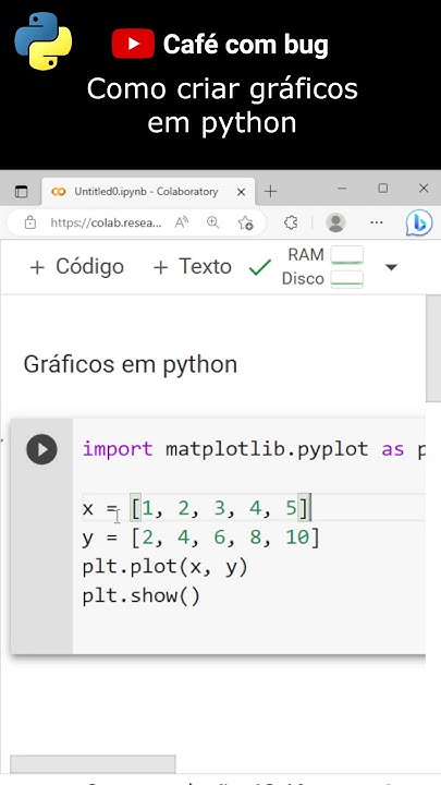 Como criar gráficos em Python | Dicas de python 5 #shorts - YouTube