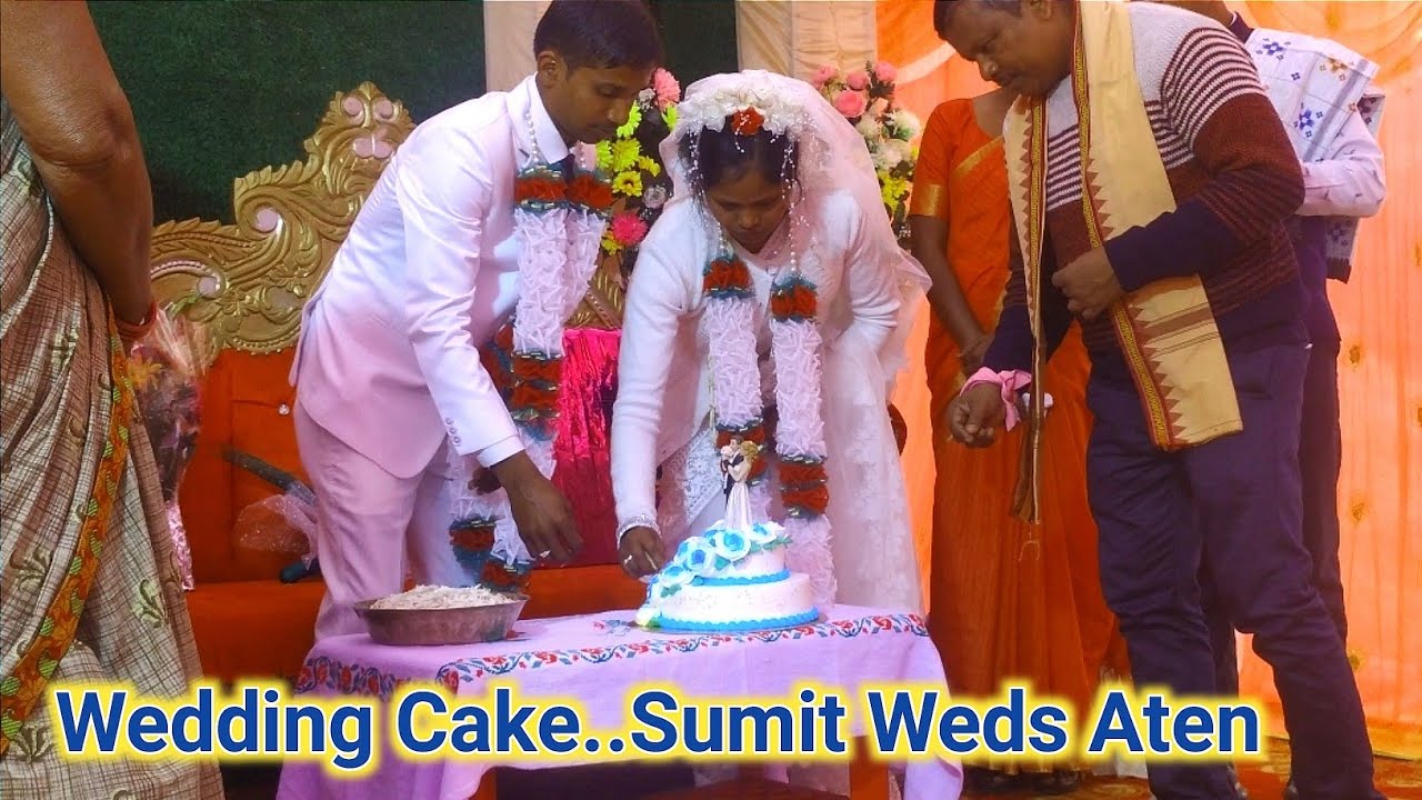 शादी विदाई Sumit Weds Aten, Wedding Cake Cut, Chumawan Video//Wedding ...