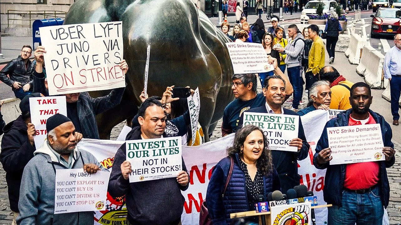 BREAKING: Uber Drivers STRIKE Over Lower Driver Pay!!! - YouTube