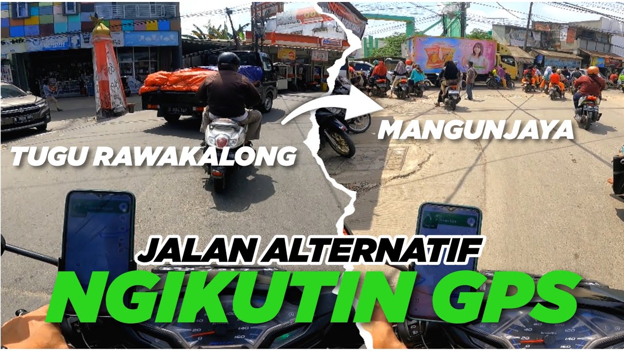 Dari Rawakalong Menuju Mangunjaya Tambun Lewat Rainbow Alamanda Regency ...