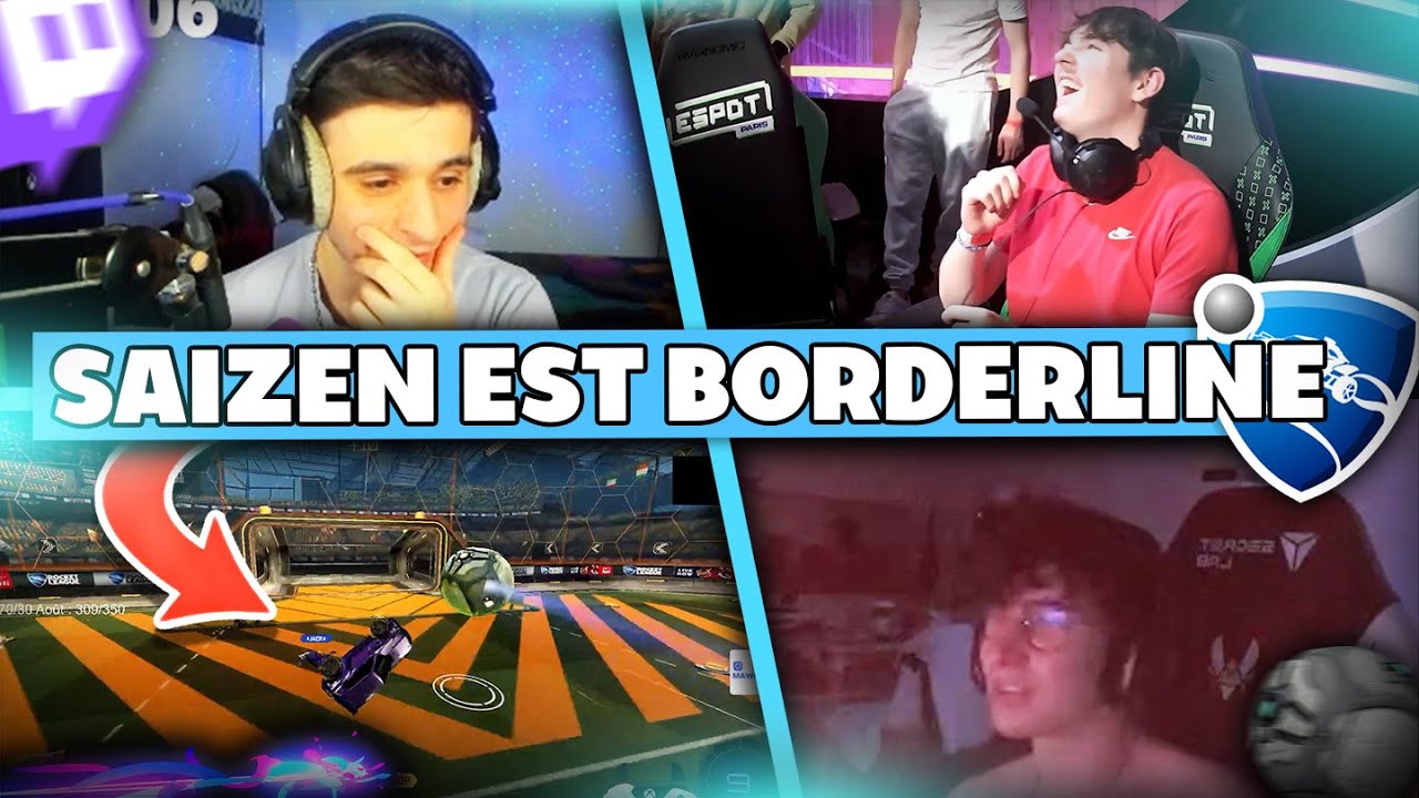 MAWKZY COUPE LE LIVE AVEC SAIZEN - Best of Rocket League FR #387 Réactions - YouTube
