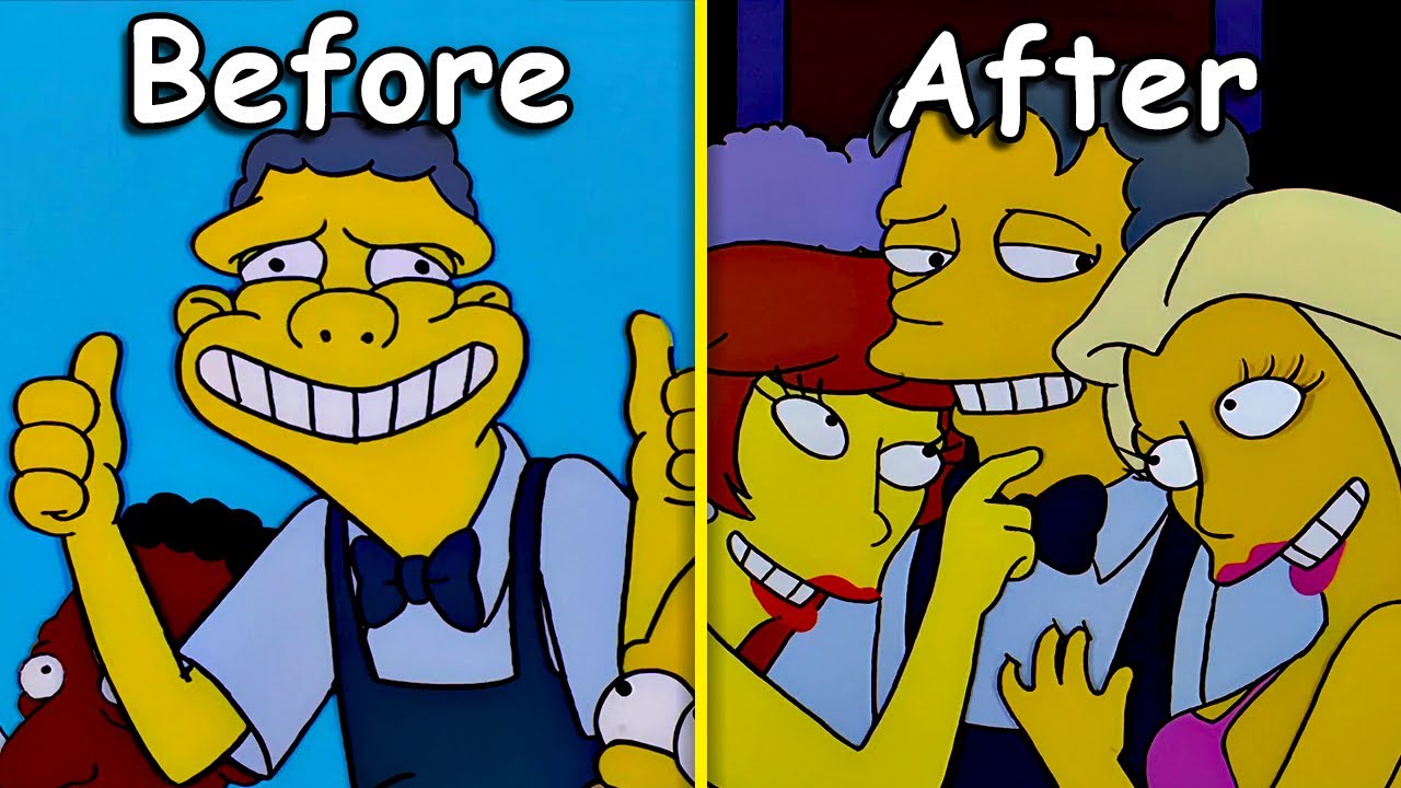 What Happens When Moe Has Plastic SURGERY? | The Simpsons Recap - YouTube