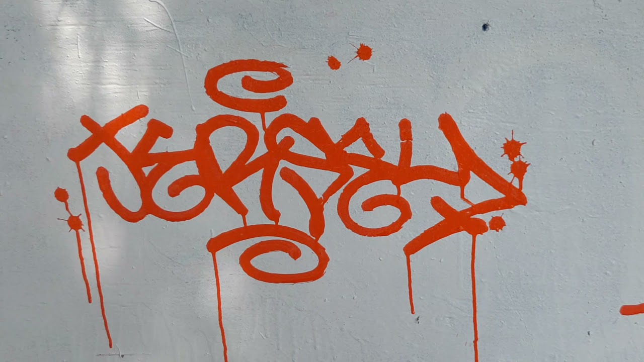 Graffiti - MTN crusher mop - TAGS - YouTube