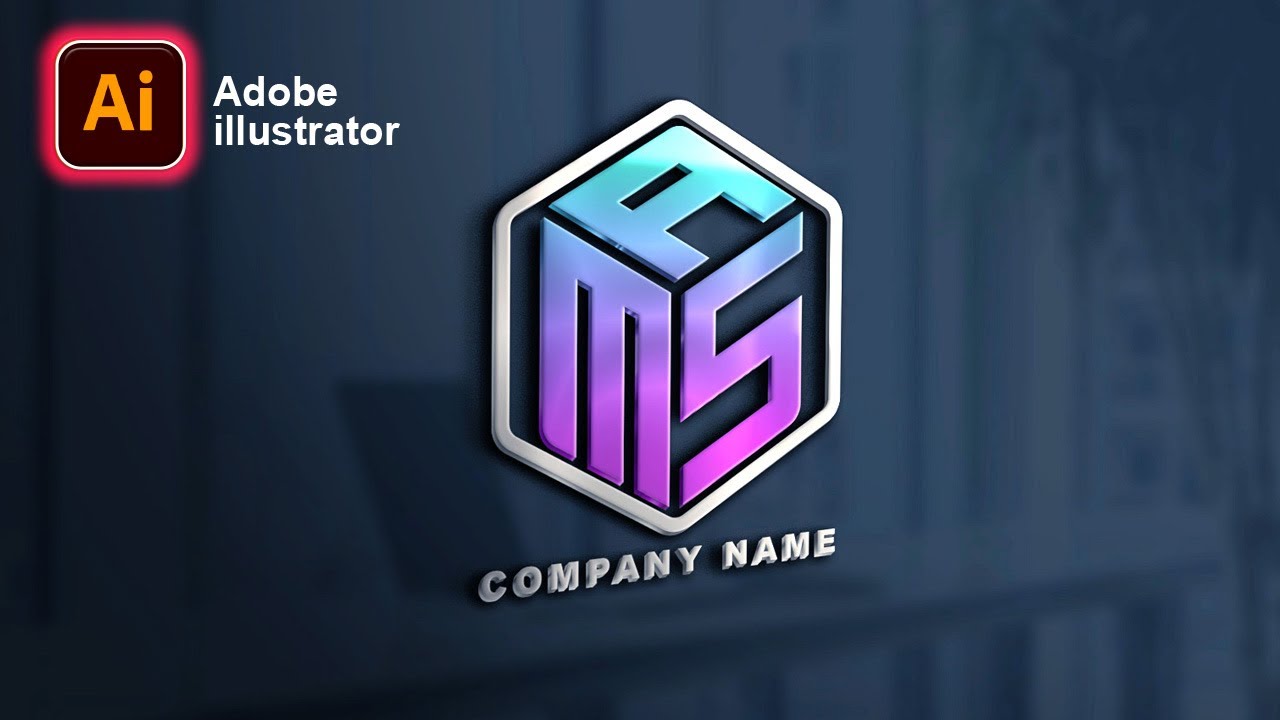 Illustrator Logo Design - How To Design This Type Of Modern Logo | Adobe Illustrator Tutorial ...