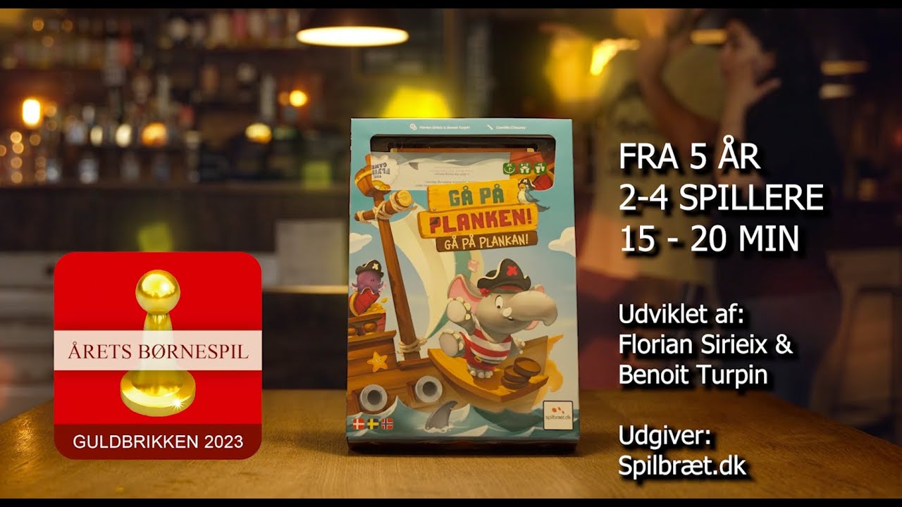 Gå på Planken - Årets Børnespil - Guldbrikken 2023 - YouTube