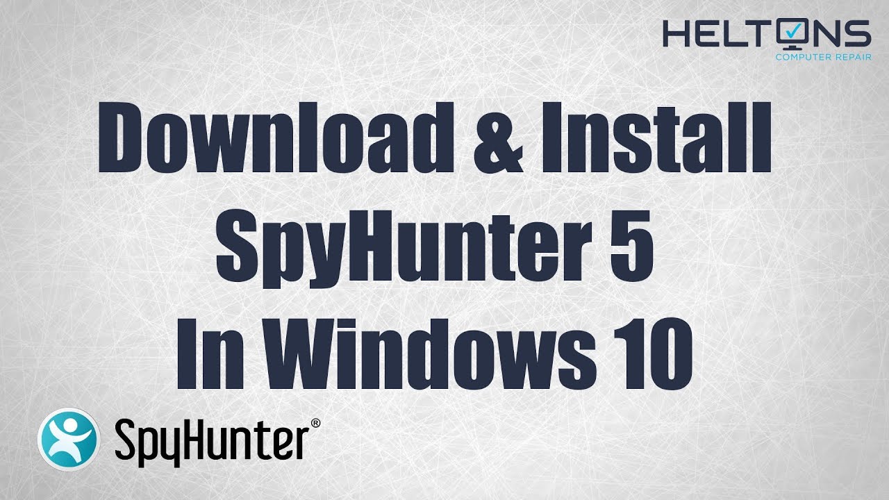 How to Download and Install Spyhunter 5 in Windows 10 1 - YouTube