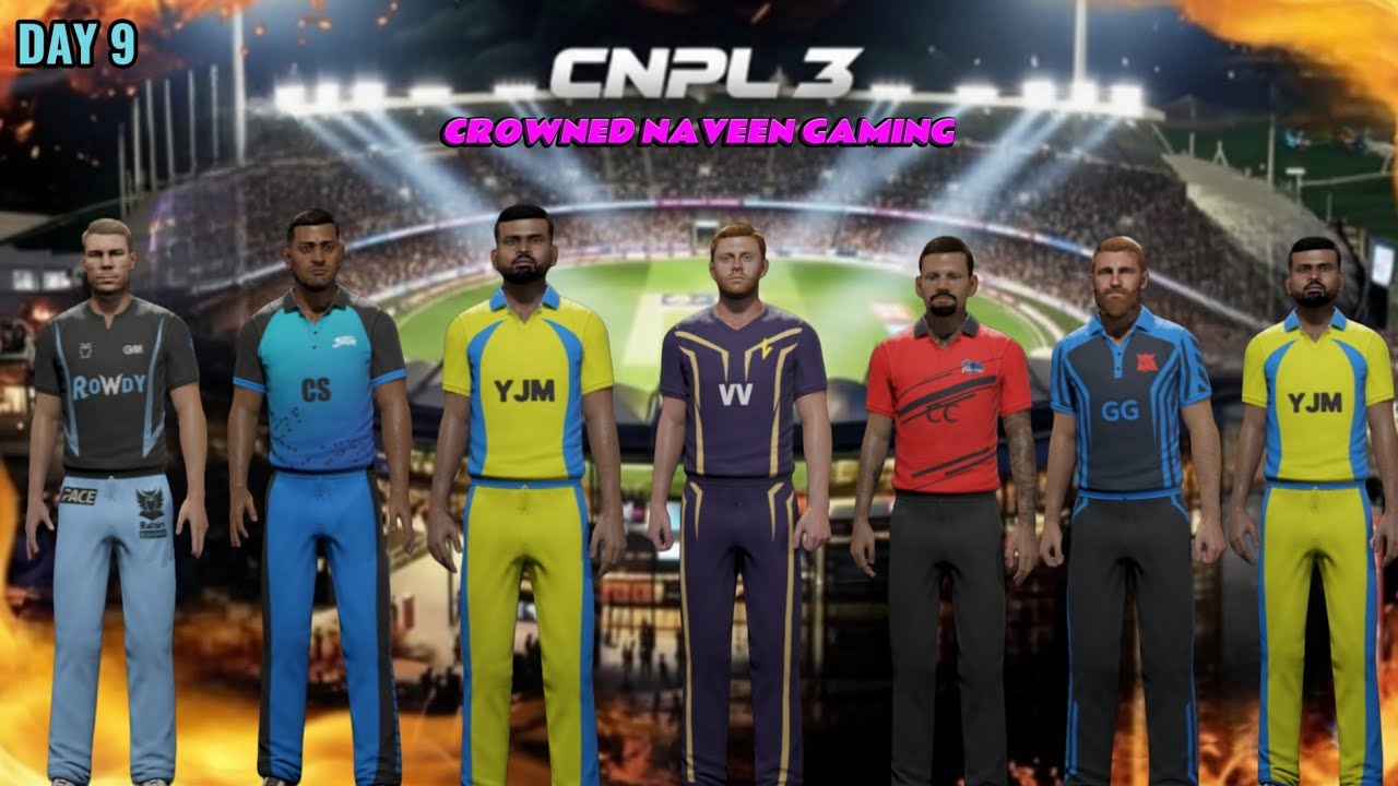 CNPL SEASON 3 ROUND 3 GG VS VV AND RR VS CSK CRICKET 24 IN TAMIL - YouTube