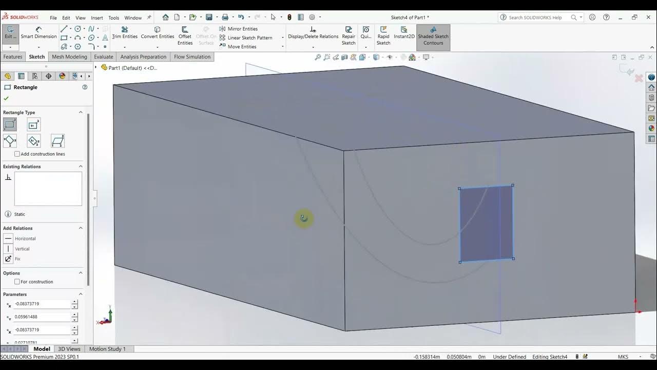 Introduction to SolidWorks Course Session #34 (ًBoundary Cut Feature) - YouTube