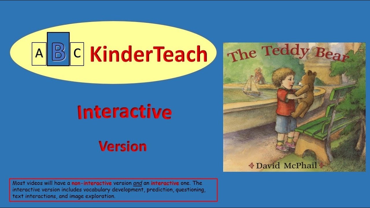 The Teddy Bear - Interactive Read Aloud - YouTube