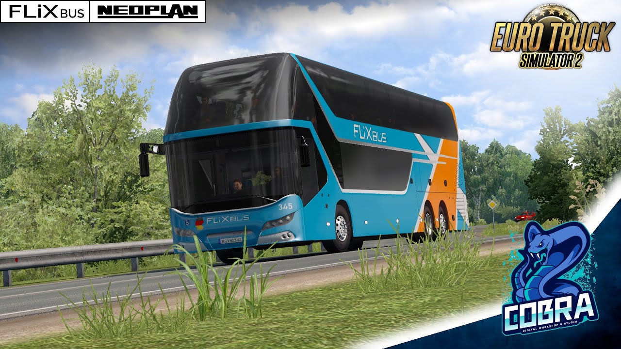 #ETS2 | Flixbus Neoplan Skyliner | Berlin - Kaliningrad | Realistic ...