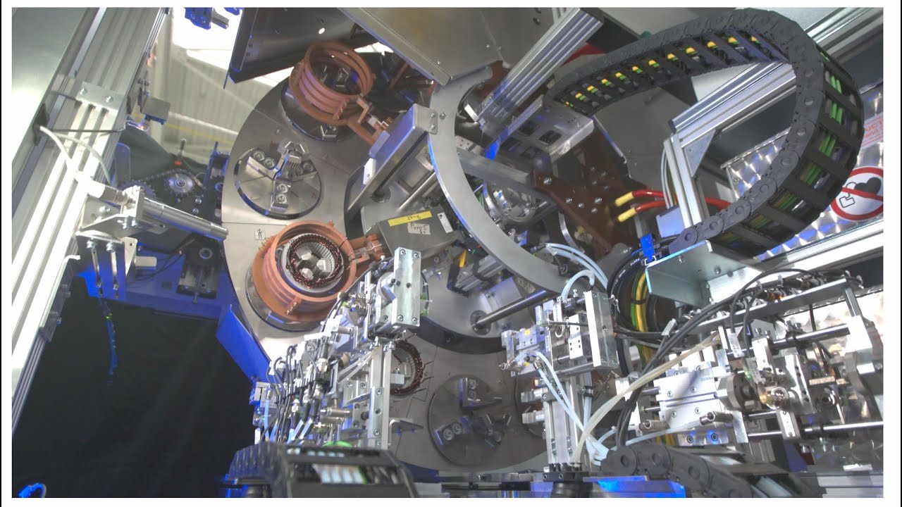 Felsomat E-Mobility Hairpin Stator - YouTube