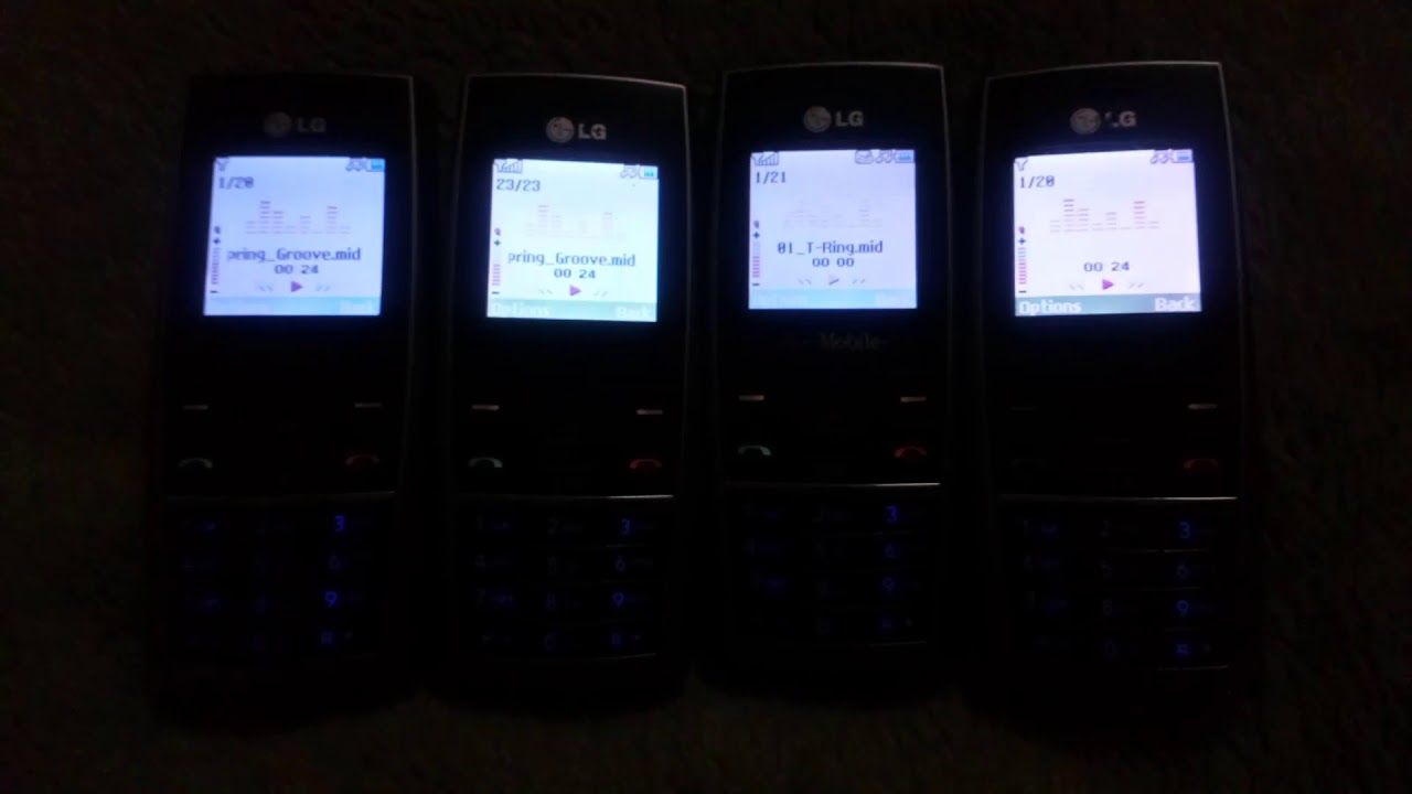 LG KG130 phones - YouTube
