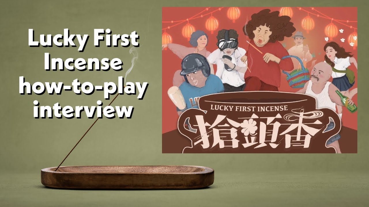 Lucky First Incense How-to-play and interview at Spiel 2023 at the ...