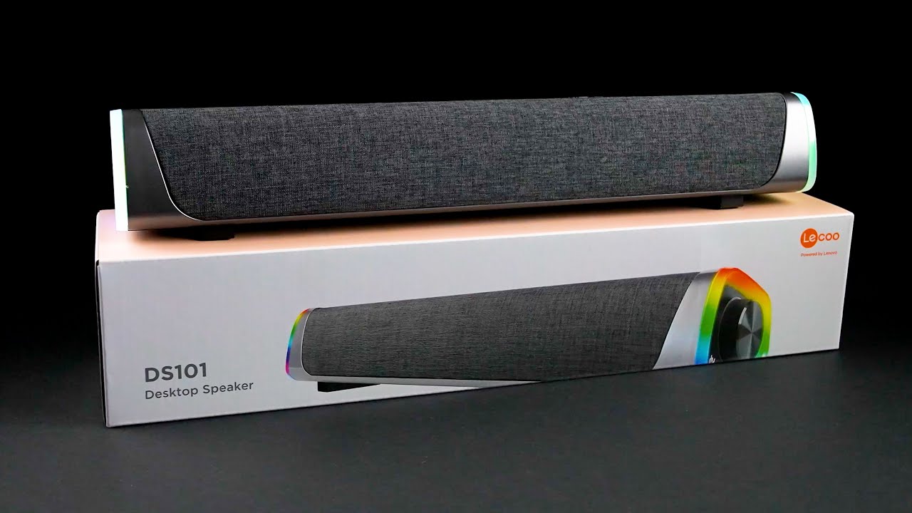 Lecoo DS101 80dB 585gr RGB TV Soundbar 6W Kablolu Hoparlör - YouTube