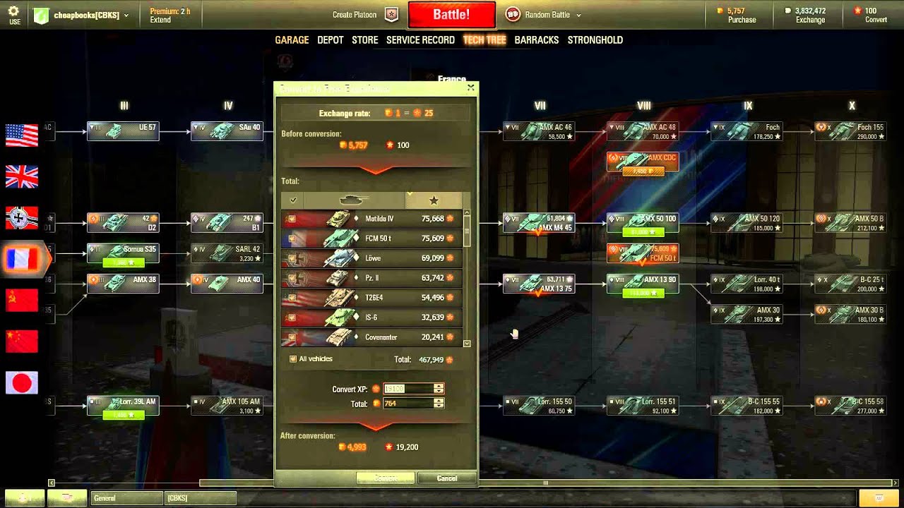 World of Tanks - Free Experience and Combat Experience - YouTube