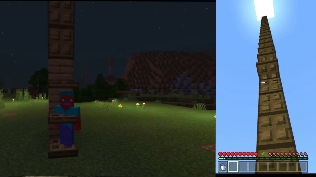 MINECRAFT BUT... I STUCK IN TRAPDOOR || TRAPDOOR ELEVATOR || BROISPRO ...