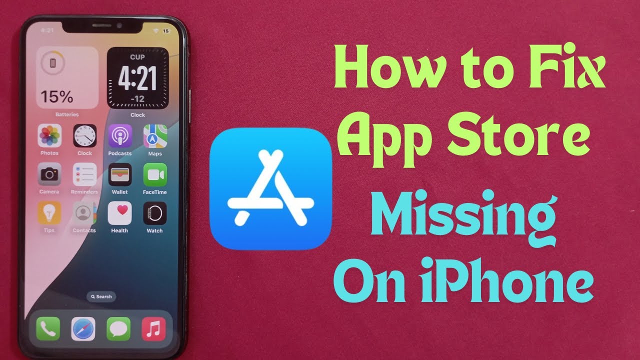 How to Fix App Store Missing on iPhone iOS 18 - YouTube
