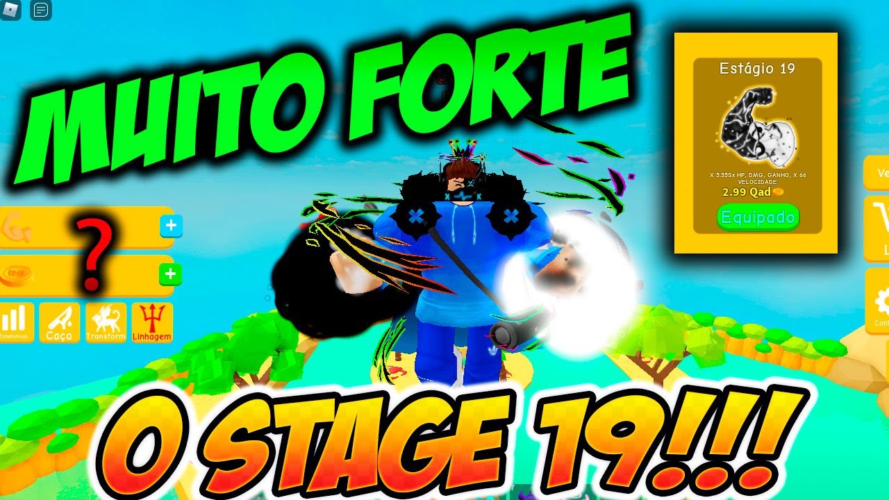ROBLOX 💪 Lifting Simulator 💪 COMPREI o PODER do stage 19!!! Muito TOP ...