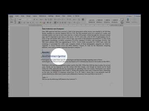 Removing Unwanted Header Marks from a Word Document - YouTube