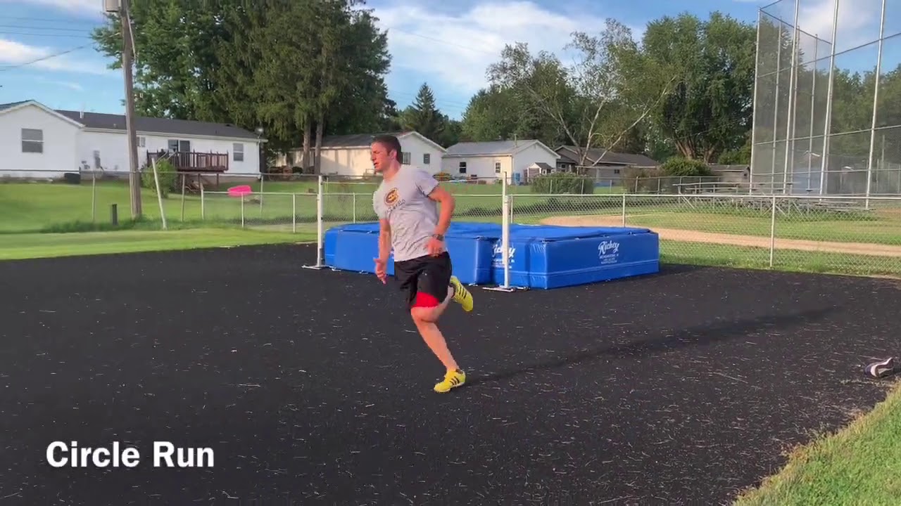 High Jump Circle Run - Teaches Athletes to Stay Away from the Bar and ...