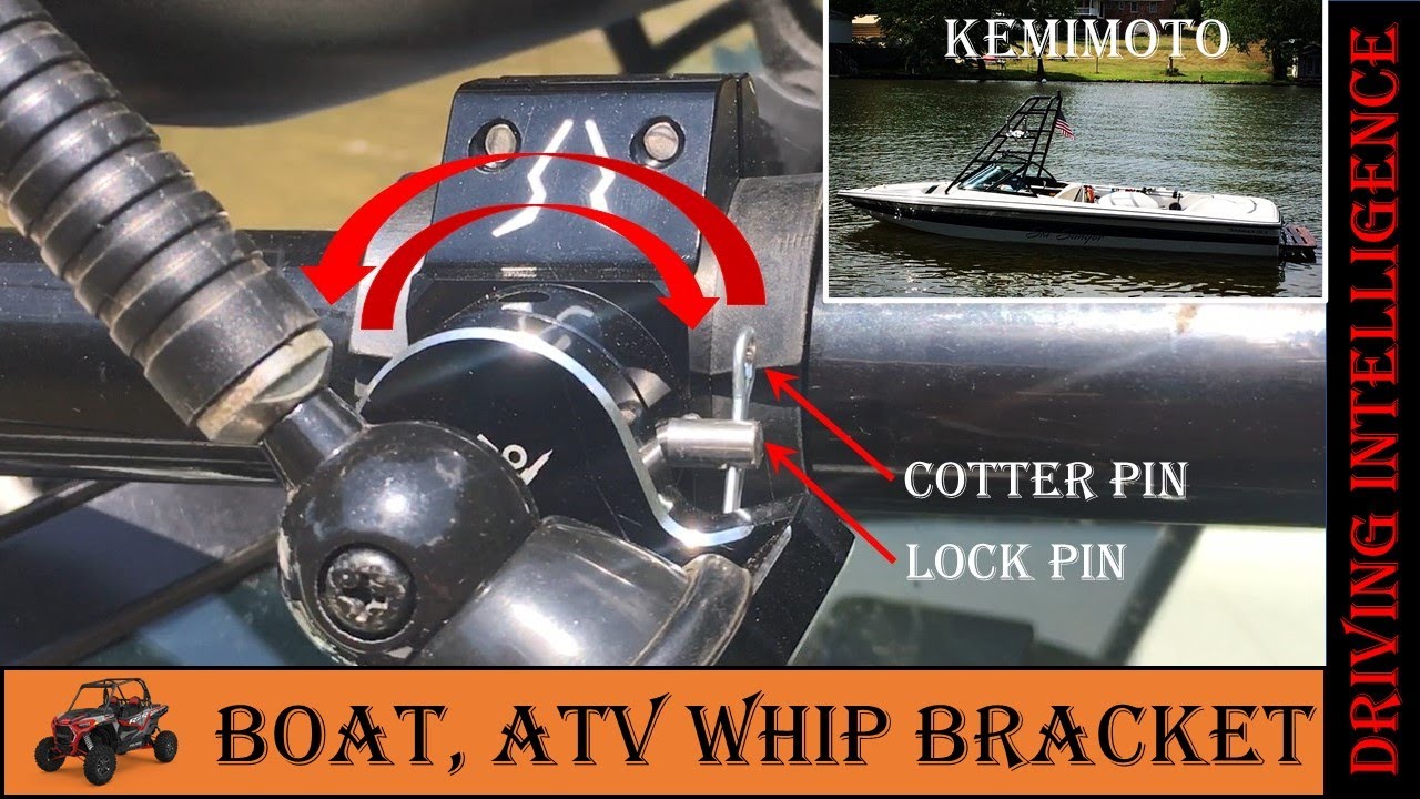 How To Mount Boat Radio AM FM Antenna, Marine Signal Flag: Installation ...