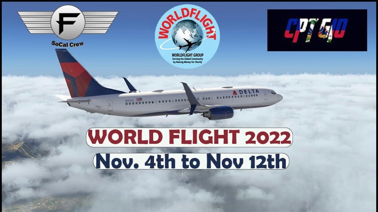 World FLight 2022 Live Stream // SoCal Crew // Full 738 Cockpit ...