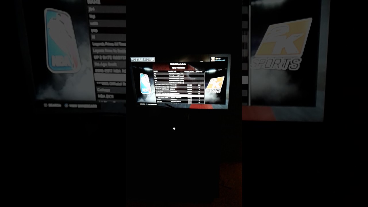 How to use custom roster in blacktop - YouTube