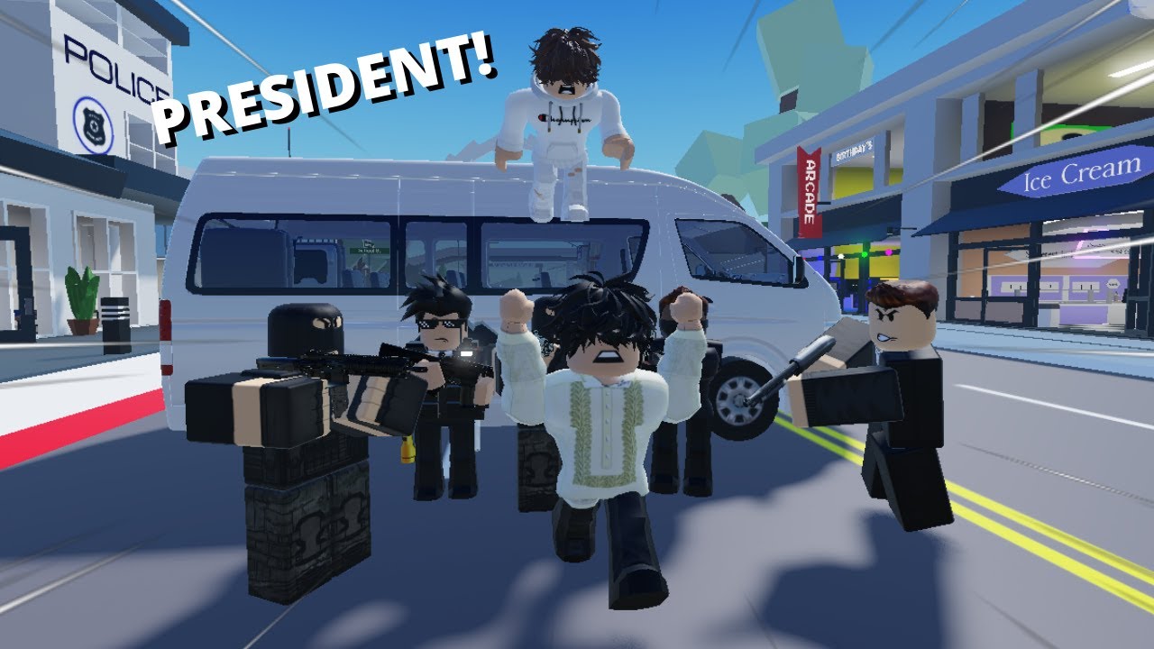 Brookhaven RP | ROBLOX | NILIGTAS NAMIN SI MR PRESIDENT! - YouTube