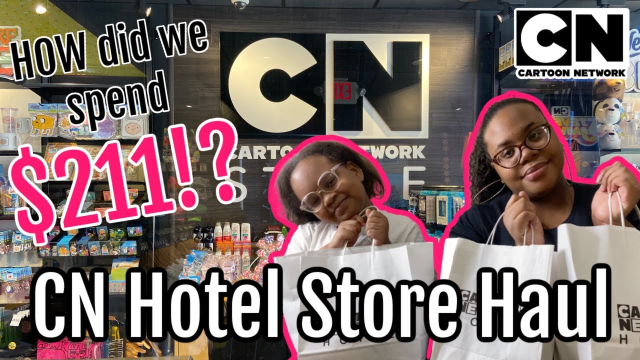 How I Spent $211 At The Cartoon Network Hotel Store - YouTube
