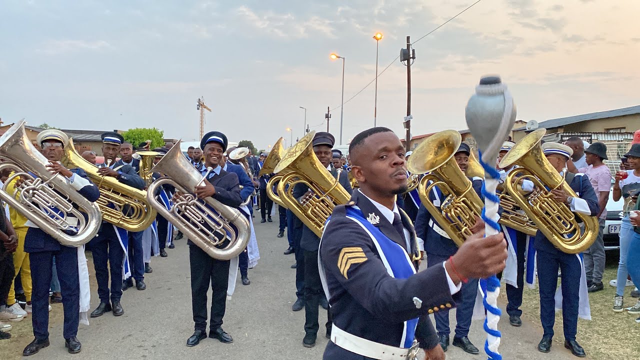 St James Brass Band(Mzimhlophe) - Blood hymn @home 2023 September feast ...