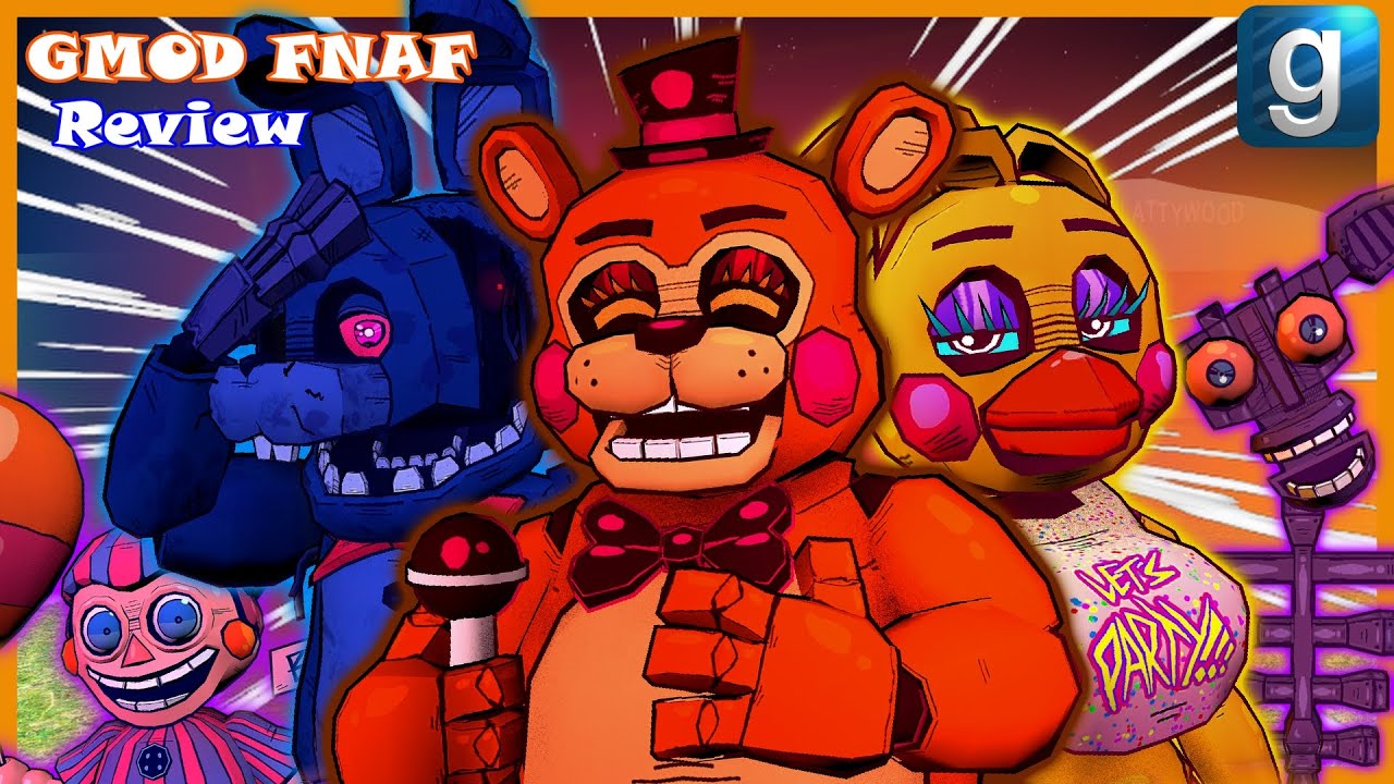 [GMOD FNAF] Reviewing Brand New Retro Five Night's At Freddy's 2 ...