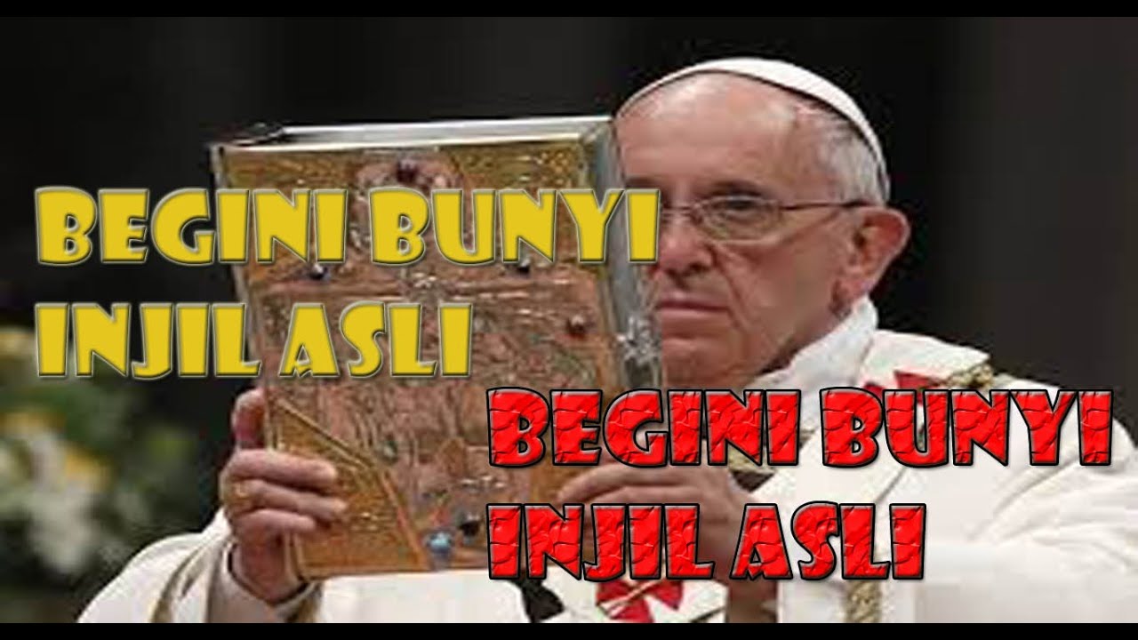 Begini bunyi kitab inzil Asli injil dalam bahasa ibrani kitab tua - YouTube