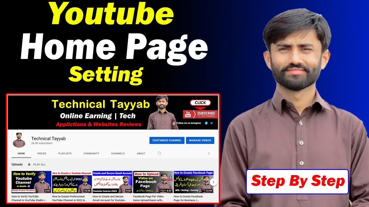 Youtube Channel Homepage Settings in 2022 || Youtube Channel Ke Home ...