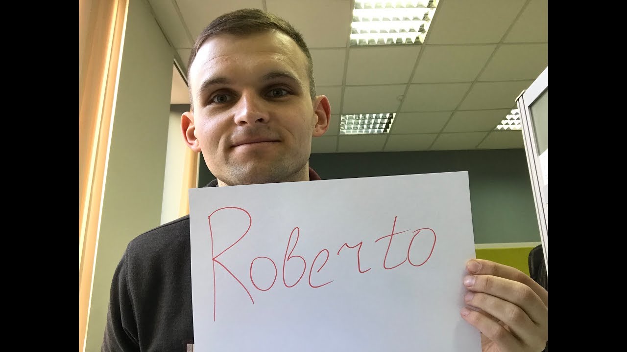 Roberto, let's catch up for a call - YouTube