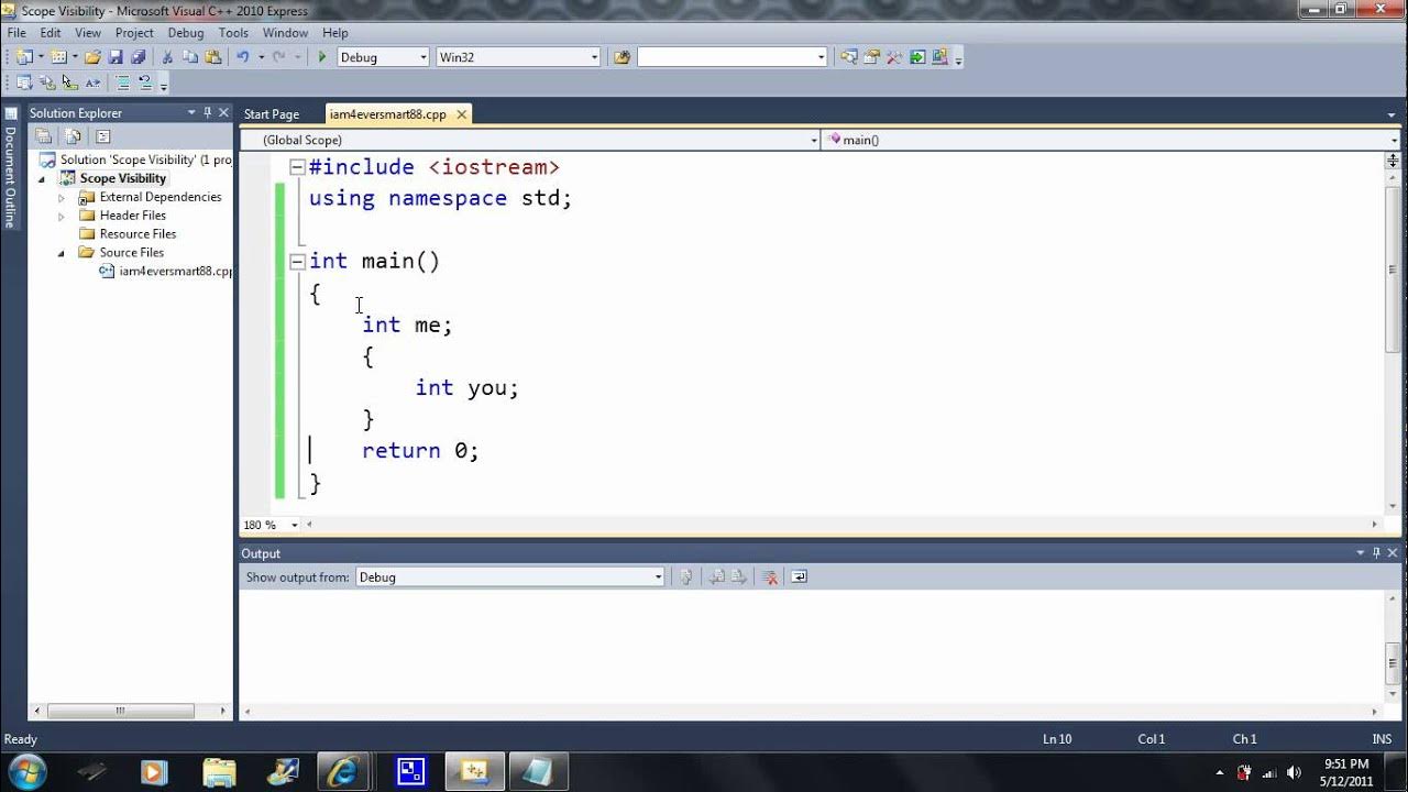 Lesson 47: Brief Constructor and Destructor. Beginning Programming with Visual Studio C++ 2010 ...