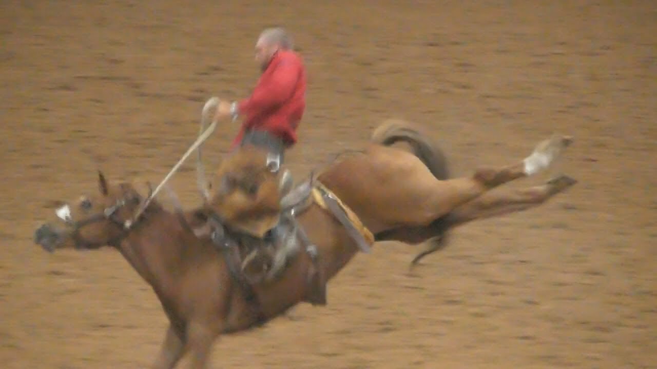 Ranch Broncs - 2018 Coors Cowboy Club Ranch Rodeo - Friday - YouTube