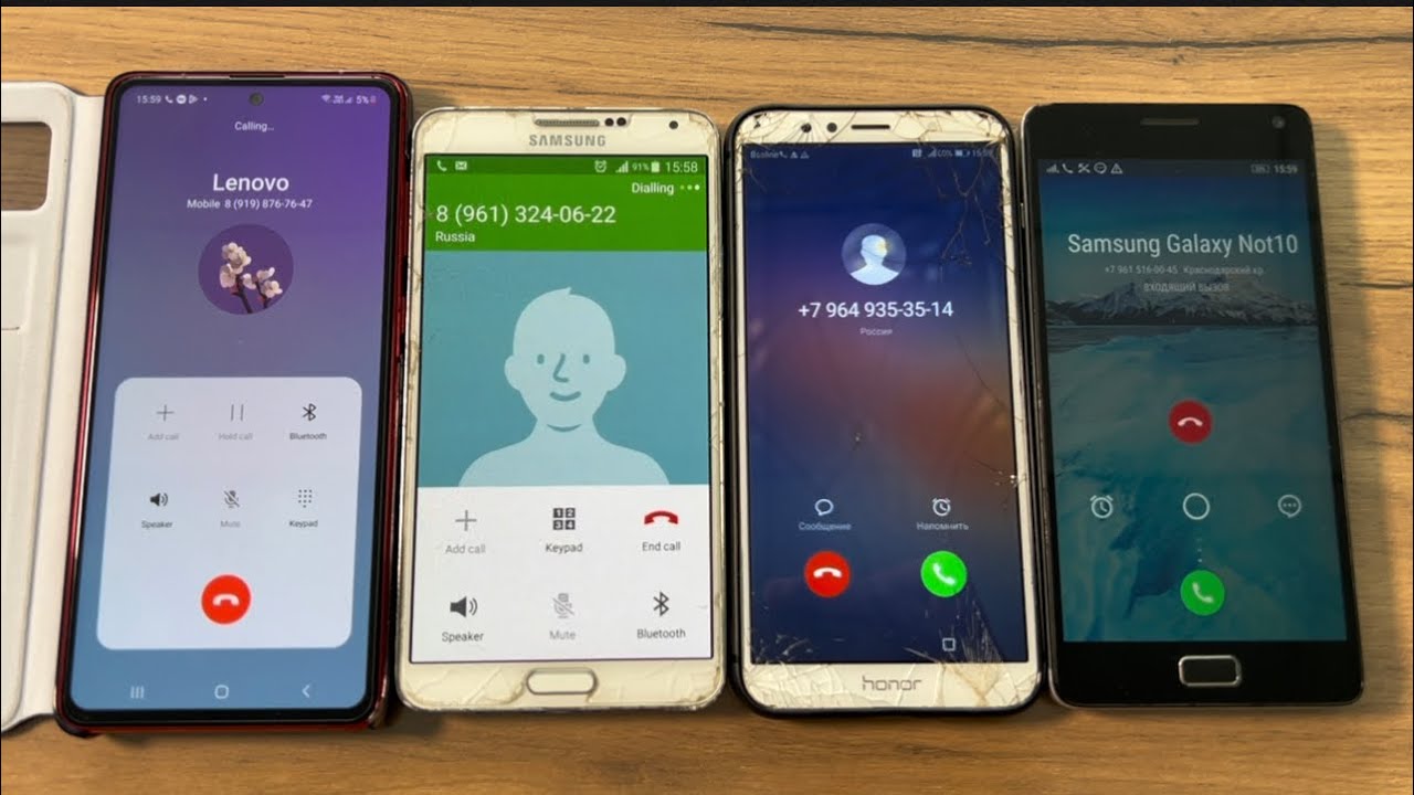 Samsung Galaxy Note 20 Incoming Call Hold Galaxy Note 3 vs Honor Redmi 7C vs Lenovo Vibe Four ...