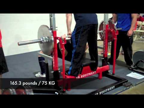 Chelsea Savit 821 Raw Total at 2013 USAPL Equinox Open - YouTube