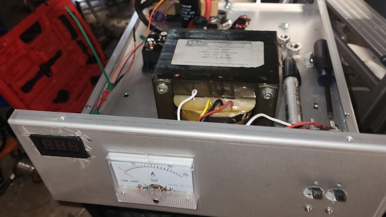 200 Amp iron core DC power supply! - YouTube