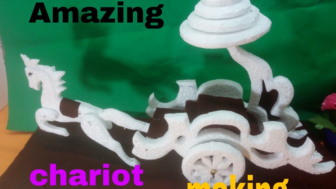 Sri Krishna chariot.chariot of Mahabharata .amazing craft.how to make ...