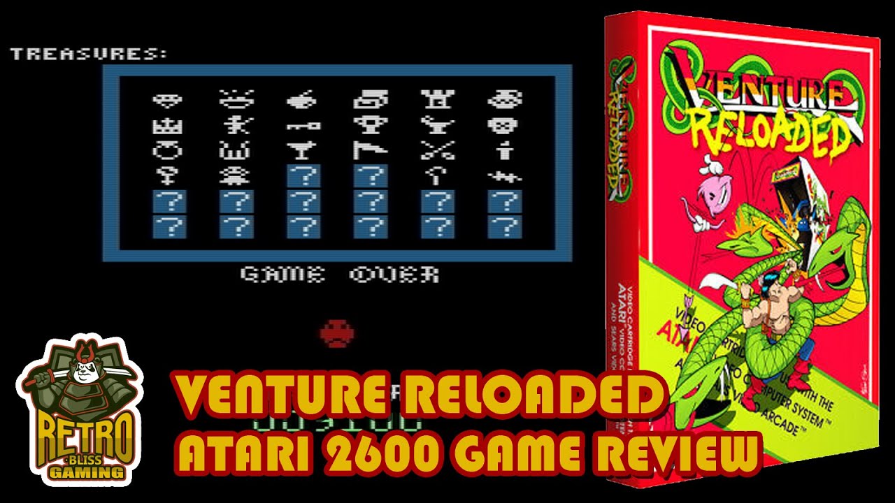 Venture Reloaded - Atari 2600 Homebrew Game Review - YouTube