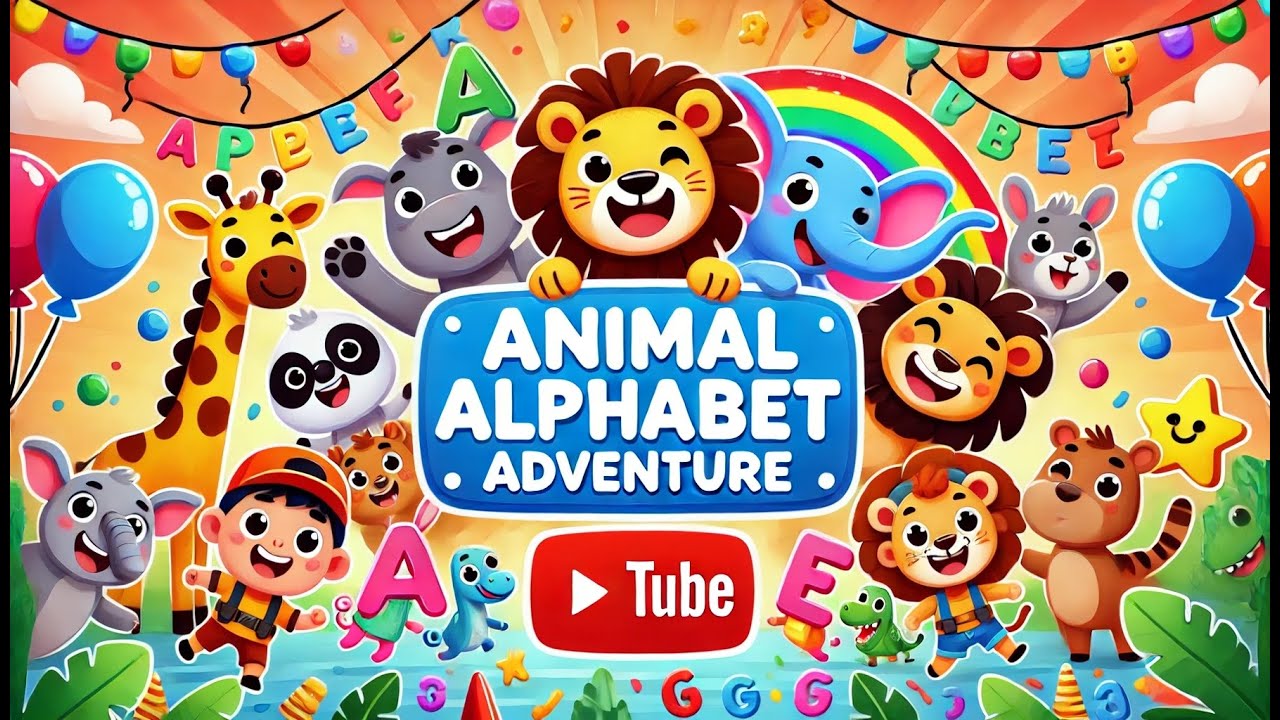 Animal Alphabet Adventure - An Engaging ABC Learning for Kids - YouTube