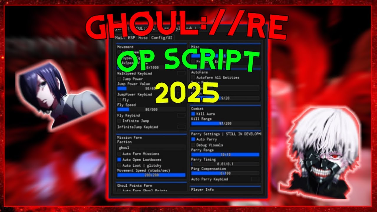 Ghoul://RE OP Script – Auto Farm, Auto Parry & Much More! [BEST] [2025 ...