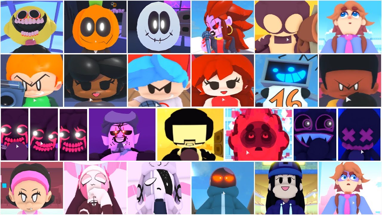 ROBLOX FRIDAY NIGHT FUNKIN JUMPSCARES - Roblox fnf rp - YouTube